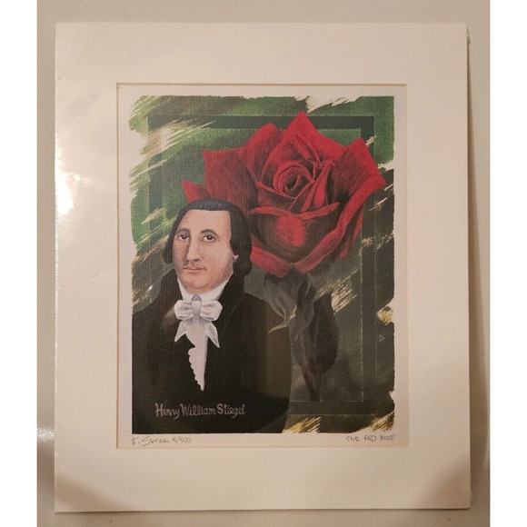 Art | 1999 Frederick D Swarr Limited Edition One Red Rose Signed ...